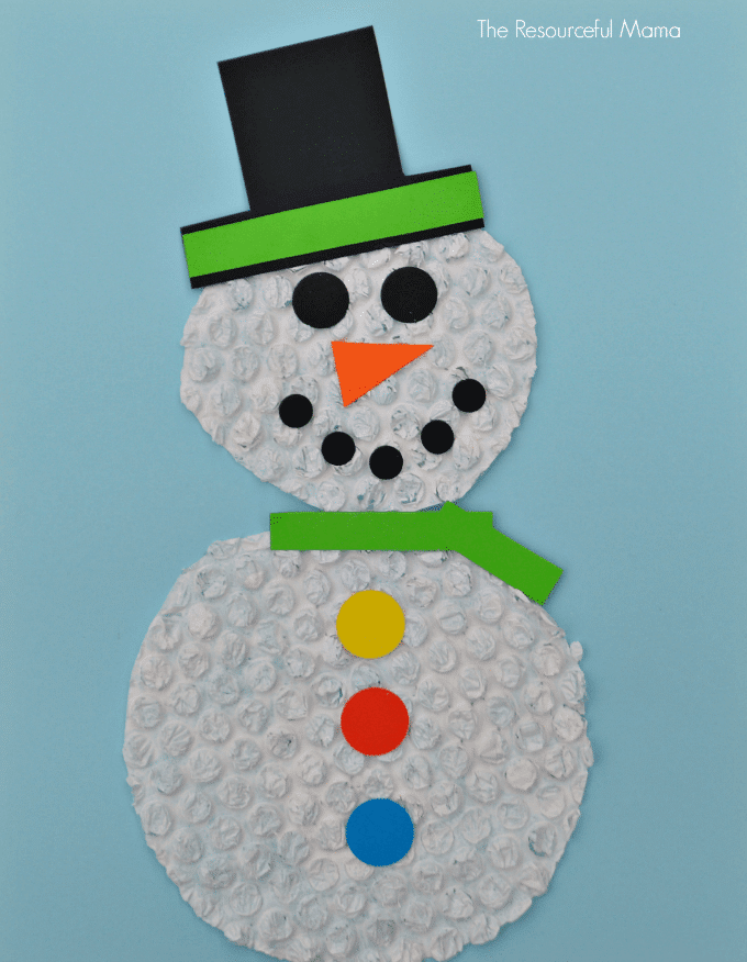 25+ Easy Snowman Crafts For Toddlers - This Tiny Blue House