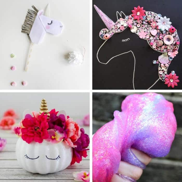 60 Gorgeous & Easy Unicorn Crafts For Kids - This Tiny Blue House