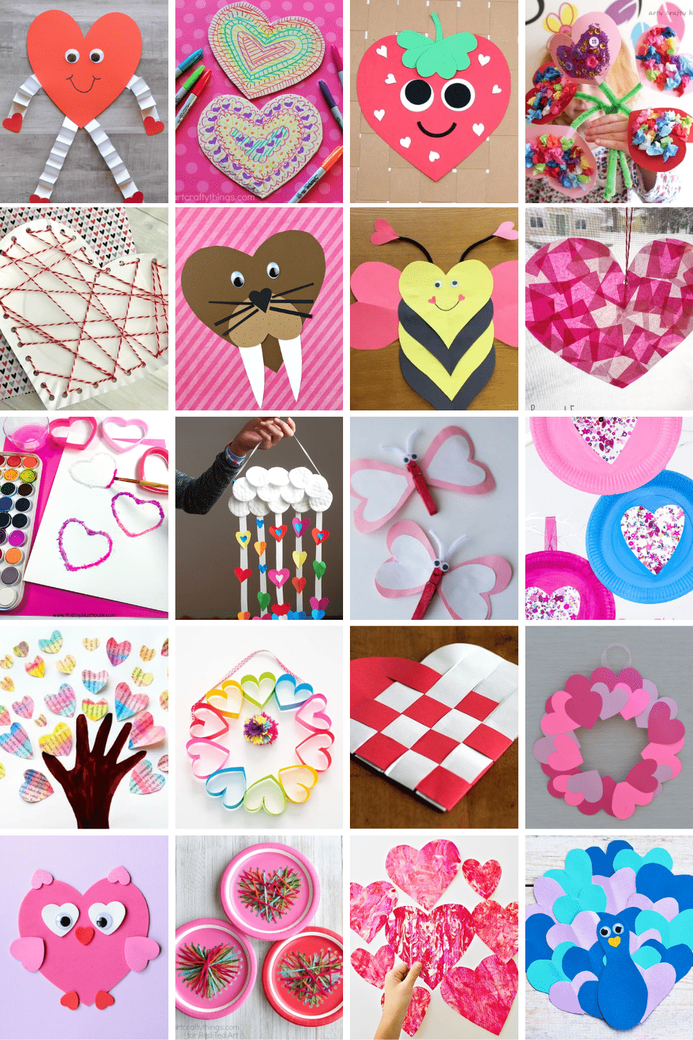 25 Heart Crafts For Kids - This Tiny Blue House