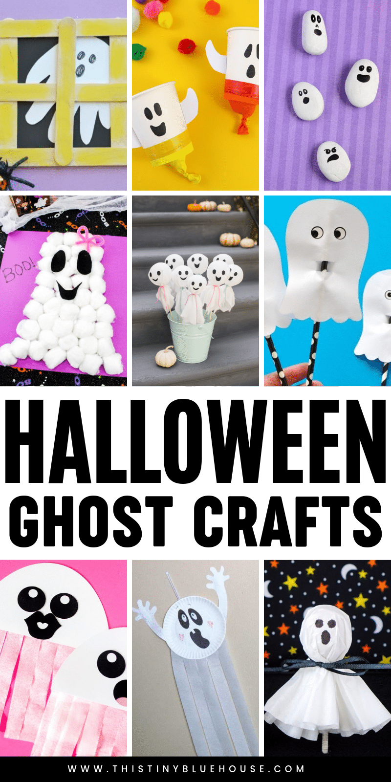 20+ Halloween Ghost Crafts For Kids - This Tiny Blue House