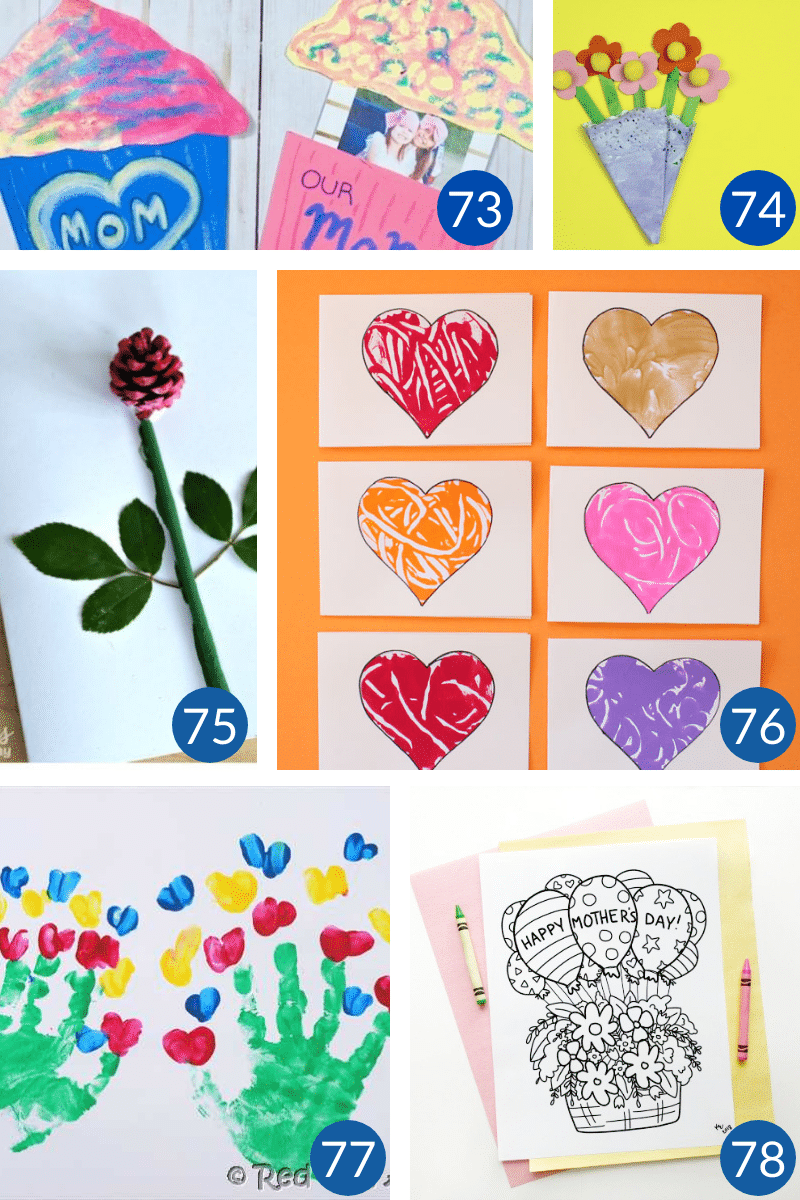 99+ Sweet Mother's Day Crafts For Kids - This Tiny Blue House