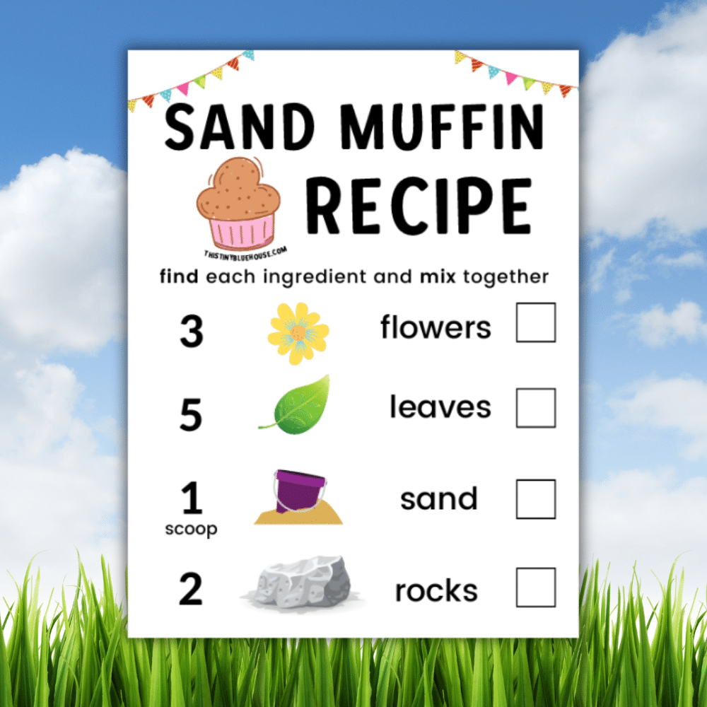 Printable Mud Kitchen Recipes For Kids - This Tiny Blue House