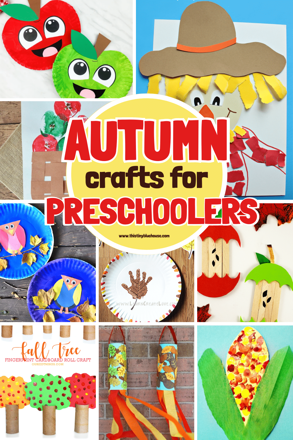 15+ Fall Crafts For Preschoolers - This Tiny Blue House