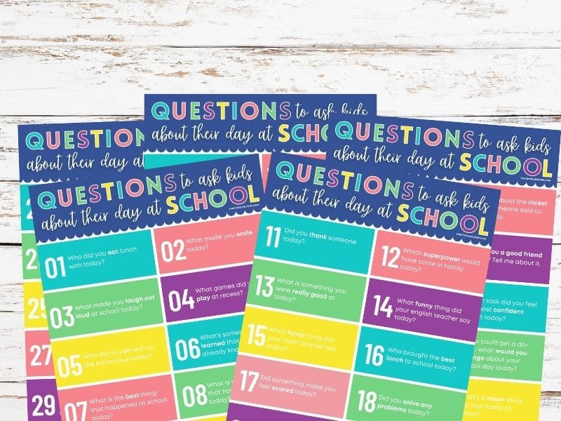 100 Clever Questions To Ask Kids To Get Them Talking About School ...