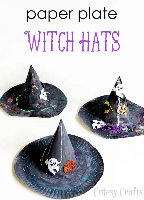 21+ Paper Plate Halloween Crafts - This Tiny Blue House