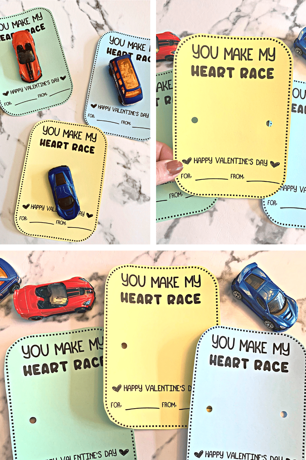 Cute Race Car Valentine Printable - This Tiny Blue House