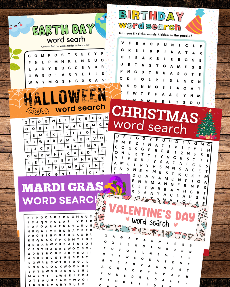 Cinco de Mayo Word Search Puzzle - This Tiny Blue House