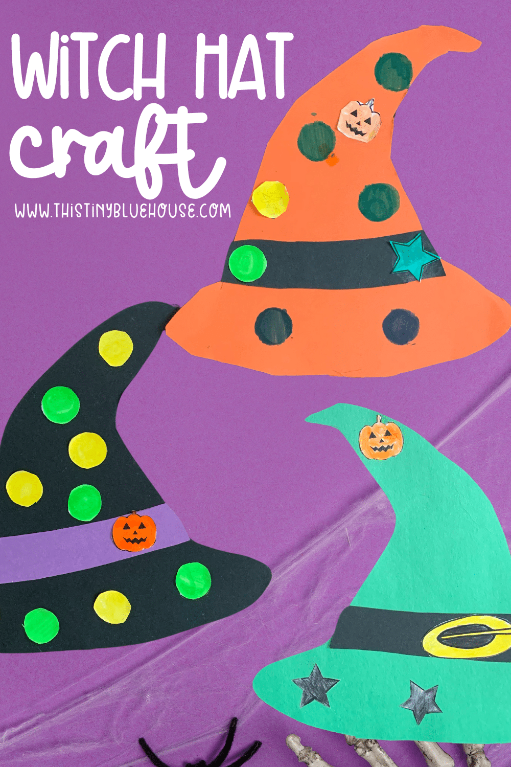 Free Printable Witch Hat Template Craft - This Tiny Blue House