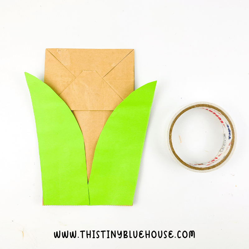 Paper Bag Corn Craft - This Tiny Blue House