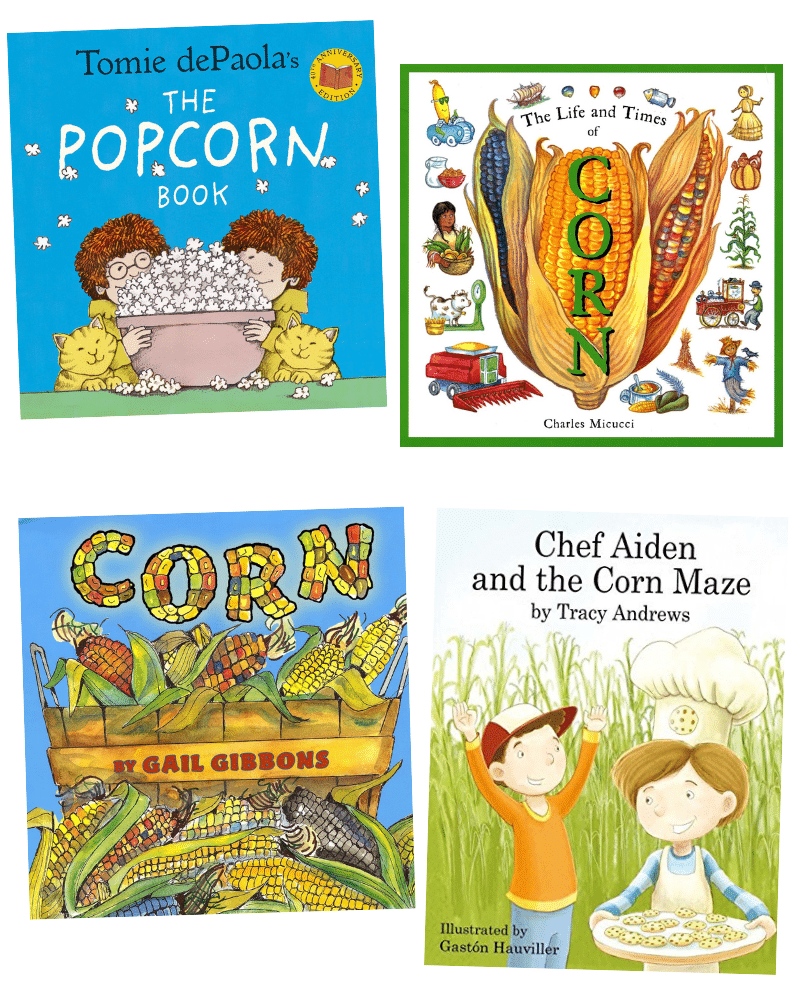 Paper Bag Corn Craft - This Tiny Blue House