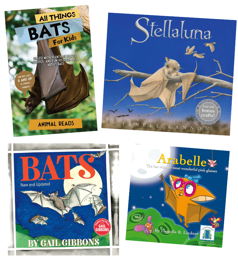 Fun Free Printable bat template (4 Sizes For Crafts) - This Tiny Blue House