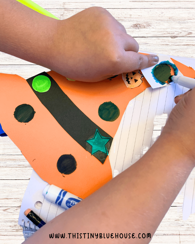 Free Printable Witch Hat Template Craft - This Tiny Blue House