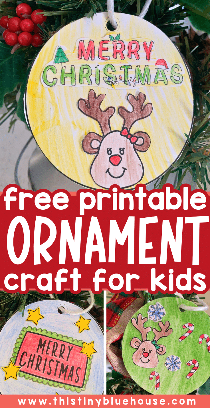 Ornament Craft For Kids - This Tiny Blue House