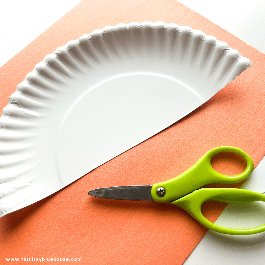 Paper Plate Turkey Craft - This Tiny Blue House