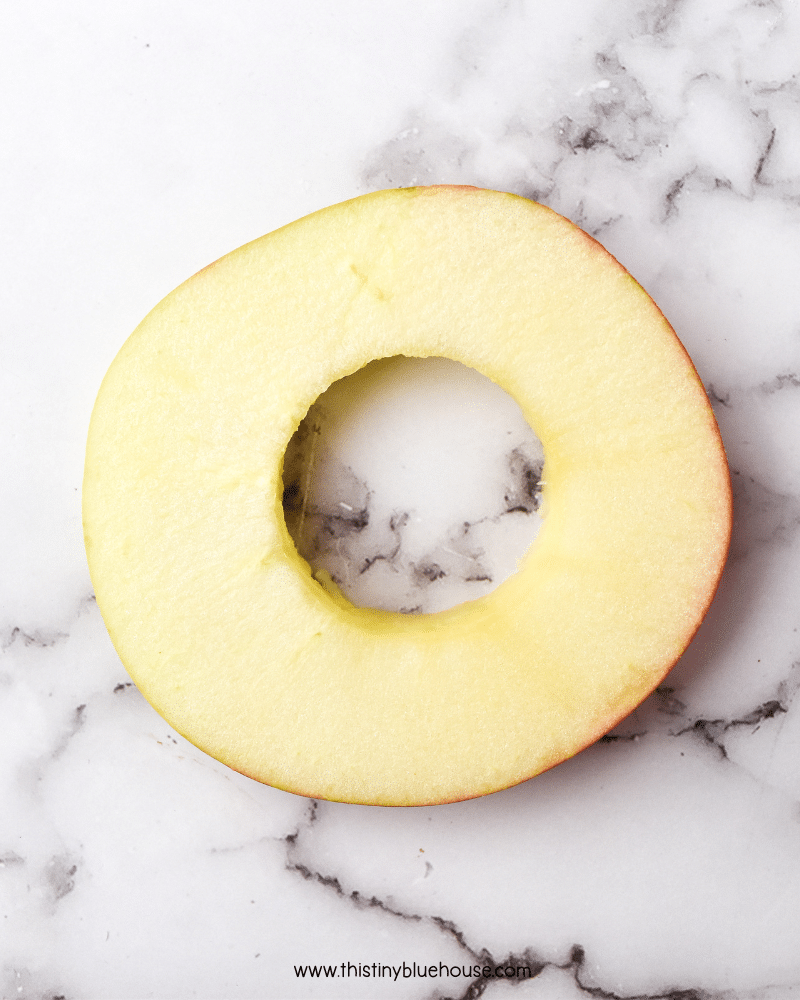 Apple Donut Snacks - This Tiny Blue House