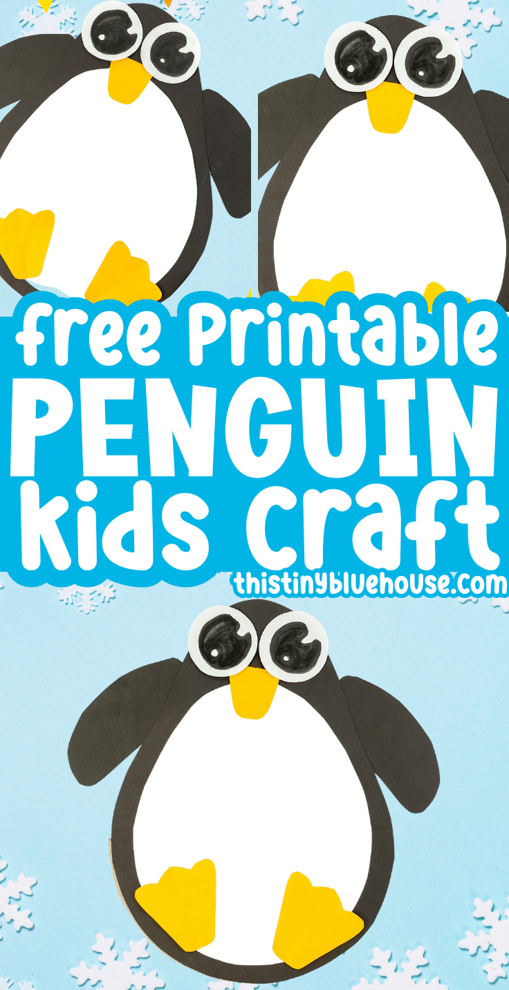 Printable Penguin Craft (Freebie) - This Tiny Blue House