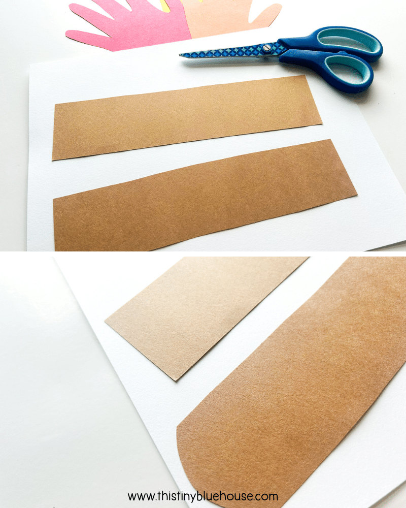 Handprint Campfire Craft - This Tiny Blue House