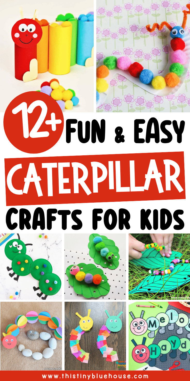 12+ Caterpillar Crafts For Kids - This Tiny Blue House