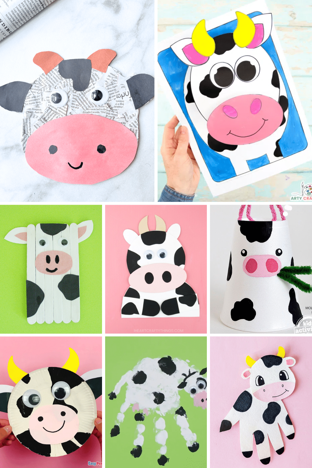 12 Cow Crafts For Kids - This Tiny Blue House