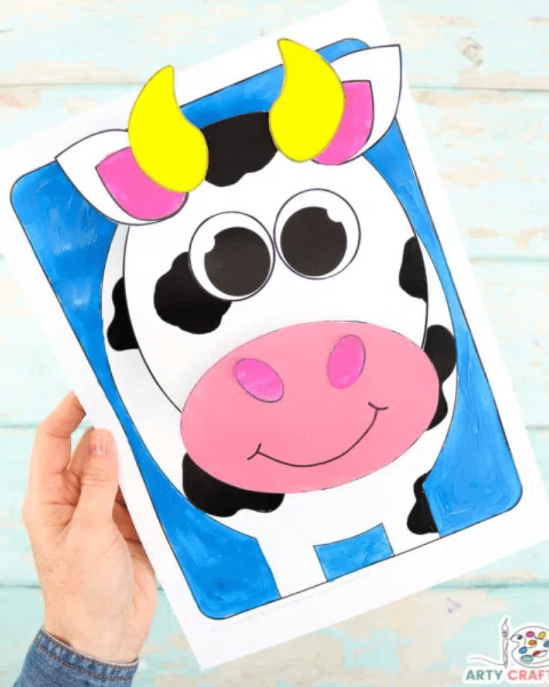 12 Cow Crafts For Kids - This Tiny Blue House
