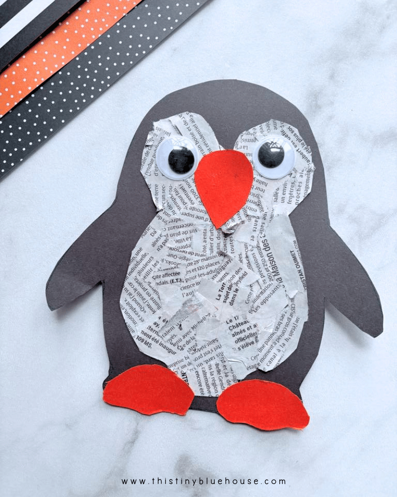 10 newspaper Animal Crafts For Kids - This Tiny Blue House