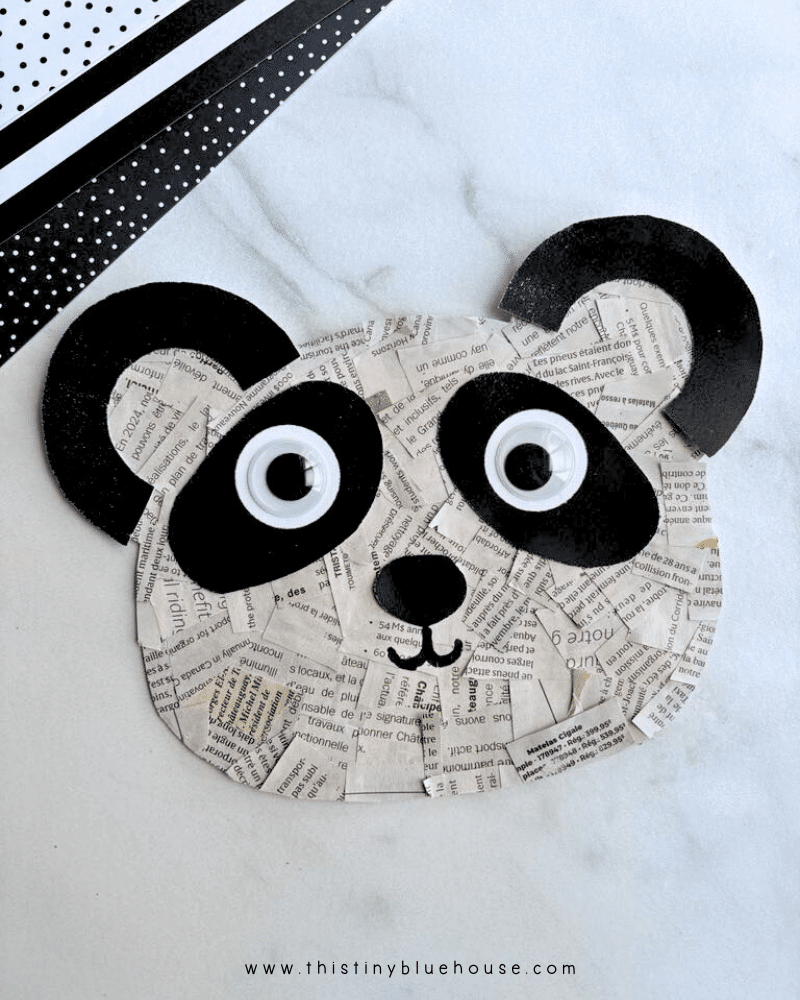 10 newspaper Animal Crafts For Kids - This Tiny Blue House