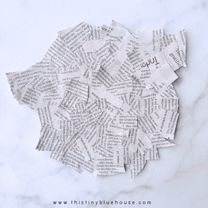 Newspaper Cow Craft - This Tiny Blue House