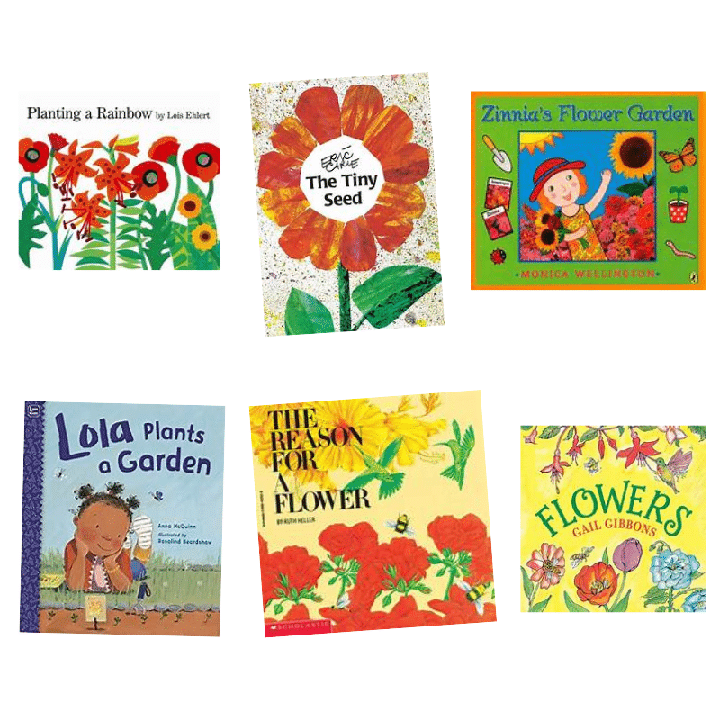 Spring Flower Name Craft - This Tiny Blue House