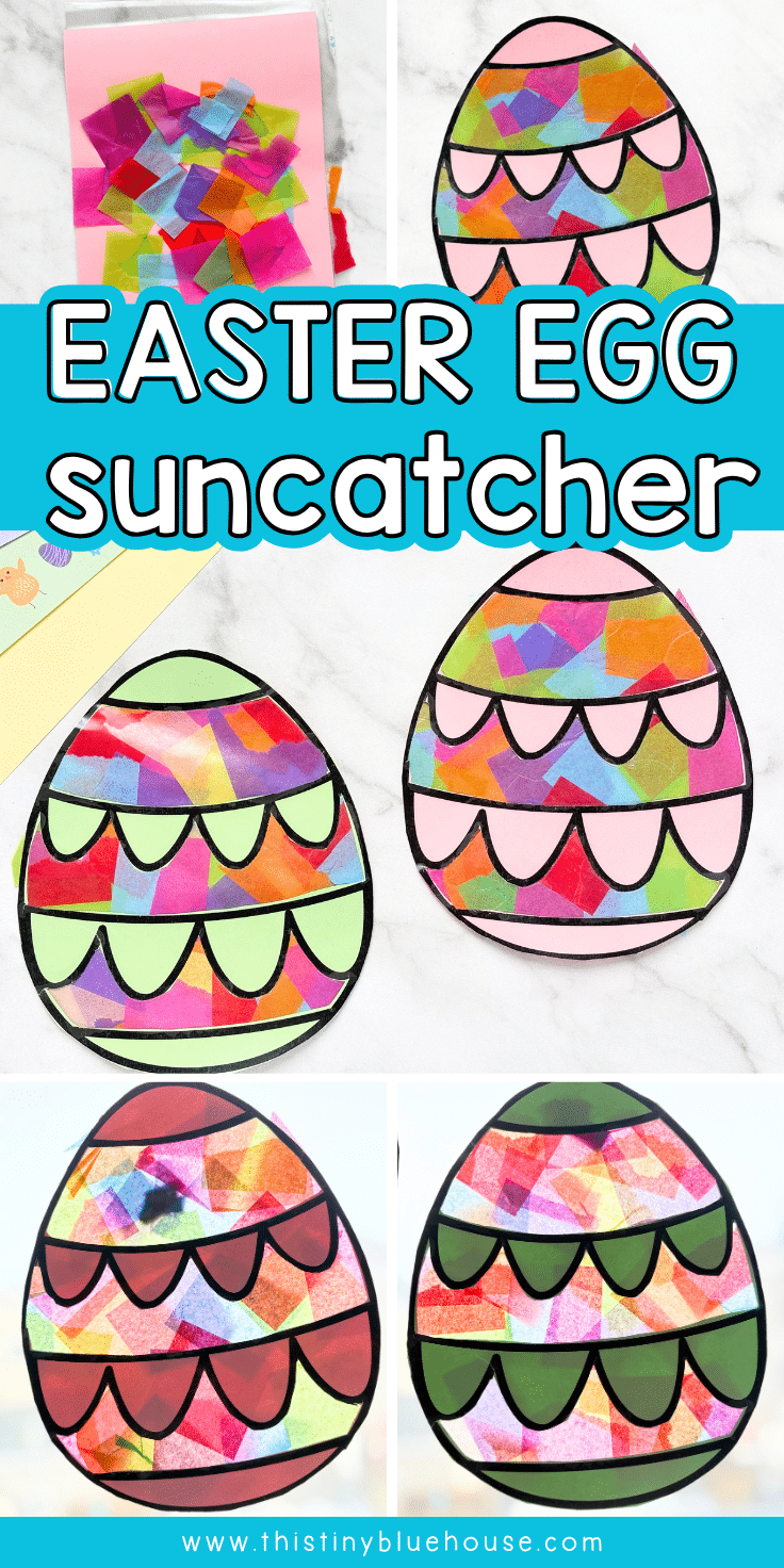 Easter Egg Suncatcher - This Tiny Blue House