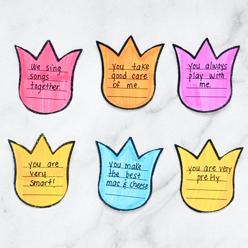 Mother's Day Tulip Craft - This Tiny Blue House