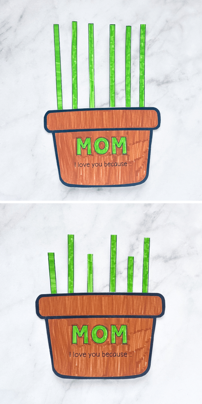 Mother's Day Tulip Craft - This Tiny Blue House