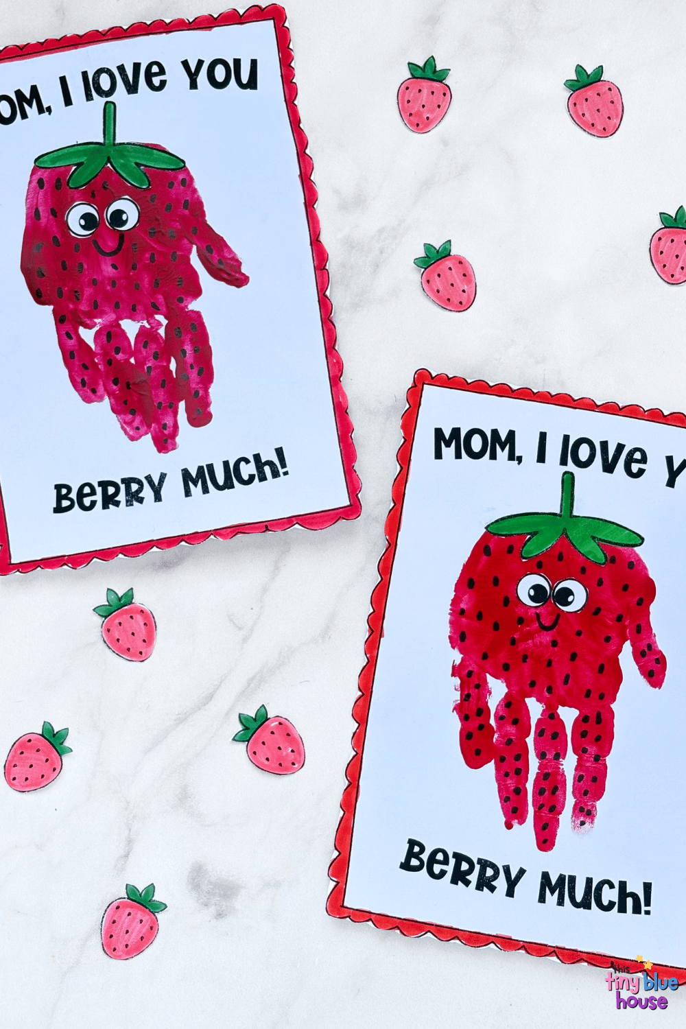 Love You Berry Much Card For Mother's Day - This Tiny Blue House