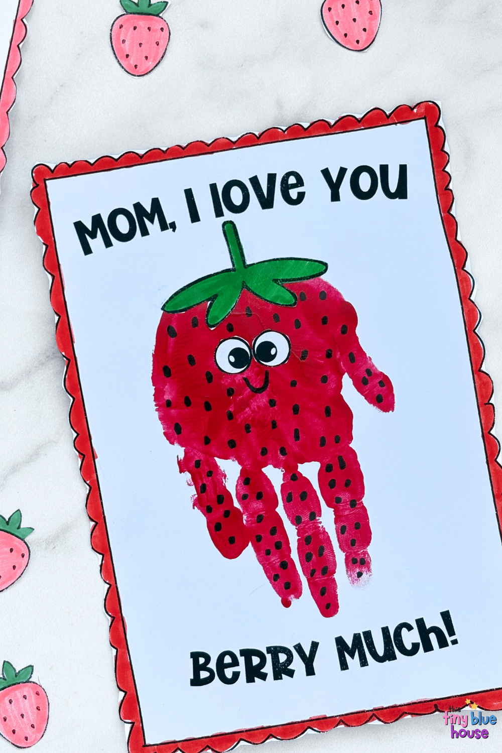 Love You Berry Much Card For Mother's Day - This Tiny Blue House