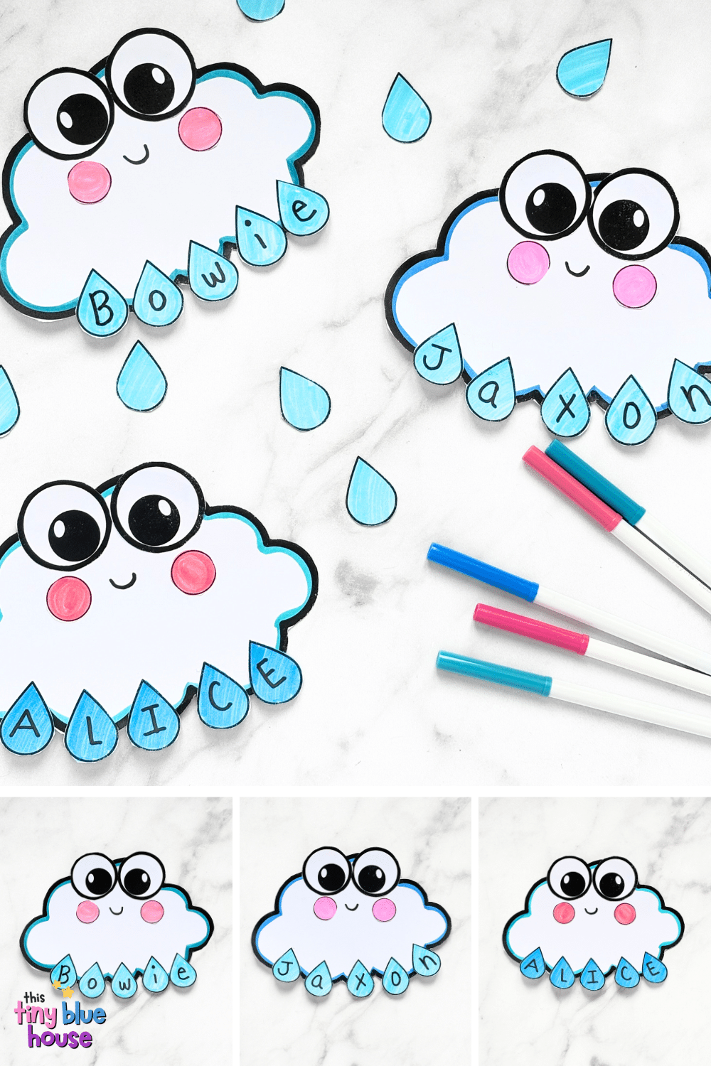 Cloud Name Craft - This Tiny Blue House