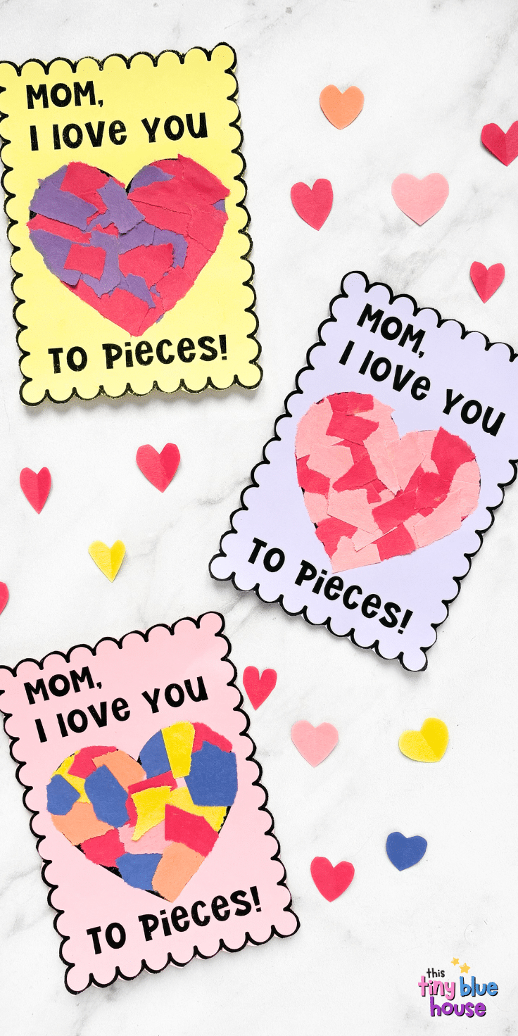 Mother's Day Love You To Pieces Card - This Tiny Blue House