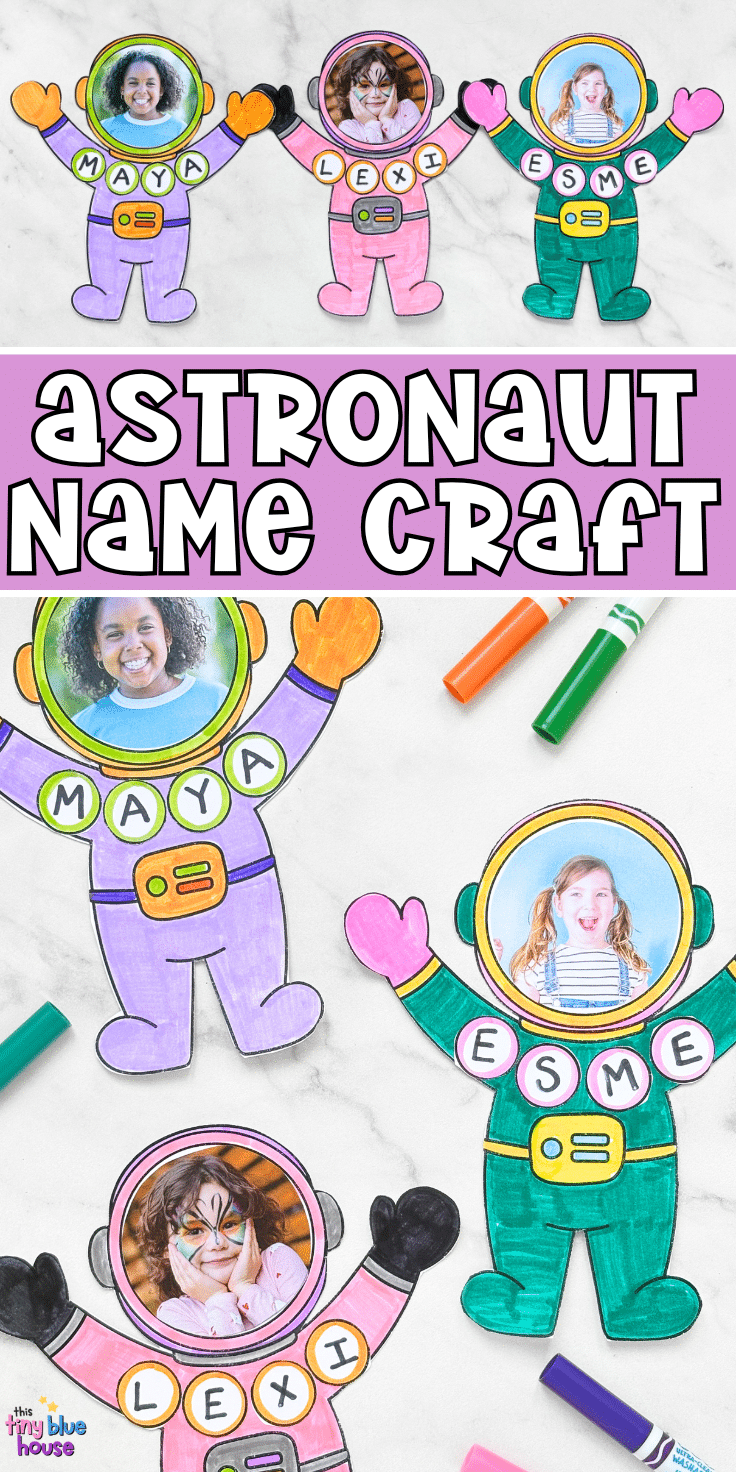 Astronaut Photo Craft - This Tiny Blue House