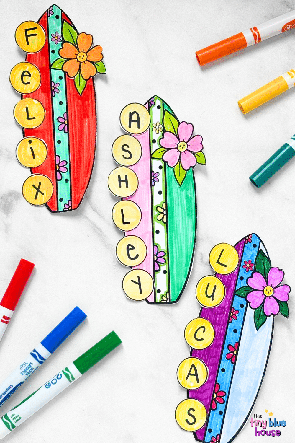 Surfboard Name Craft - This Tiny Blue House