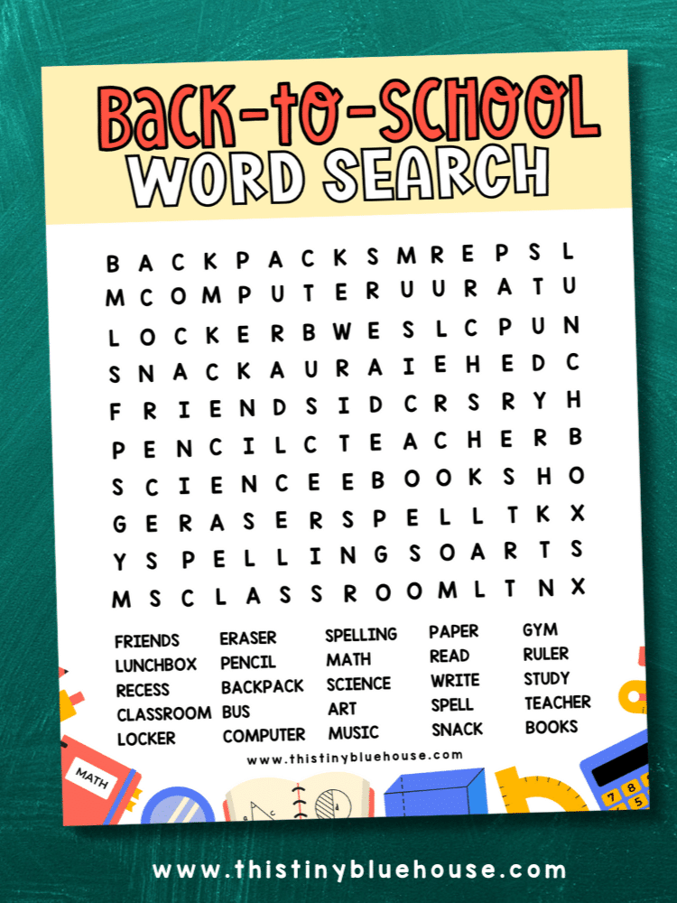 15+ Back to School Crafts and Activities For Kids - This Tiny Blue House