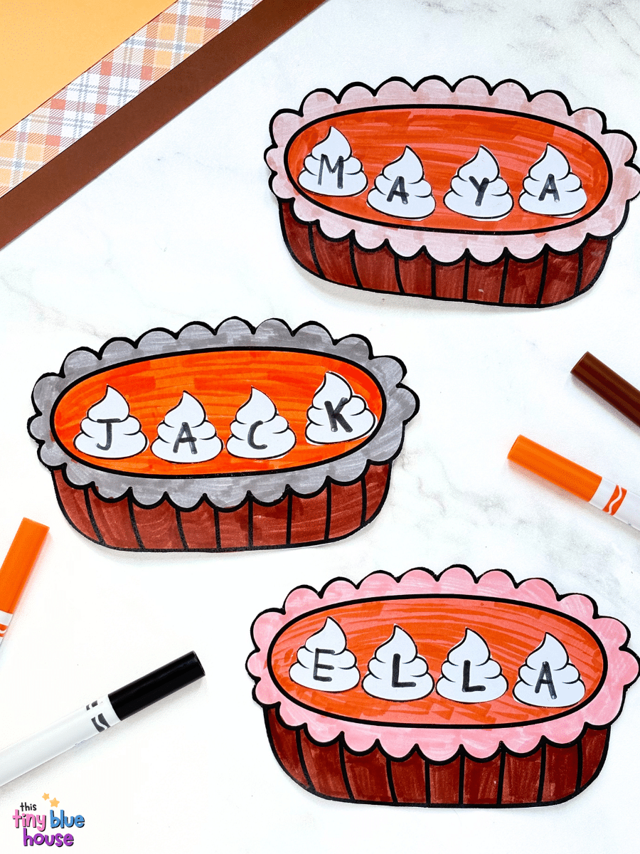 20+ Fall Name Crafts For Kids - This Tiny Blue House