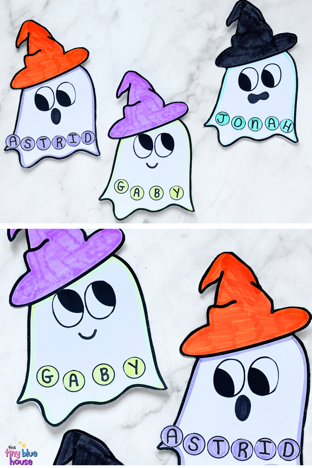 Ghost Name Craft - This Tiny Blue House