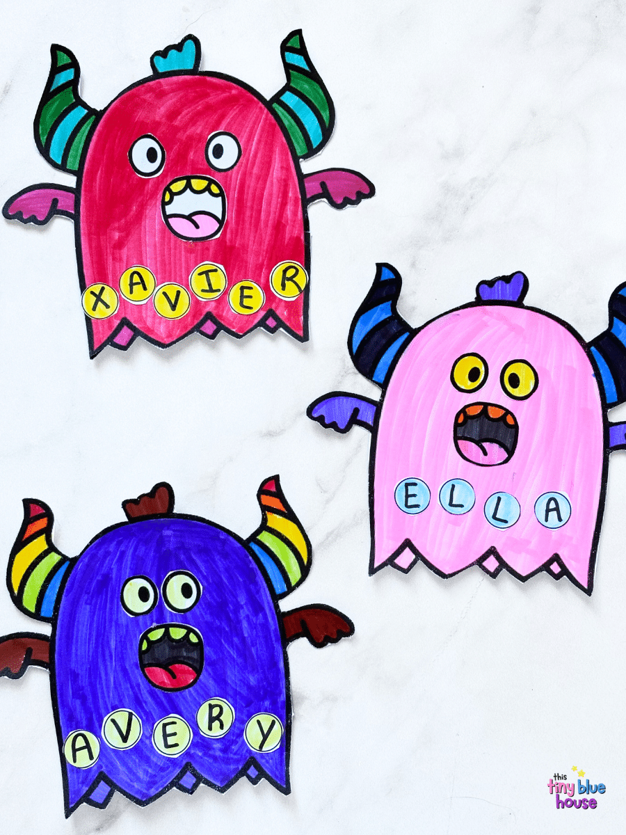 20+ Fall Name Crafts For Kids - This Tiny Blue House