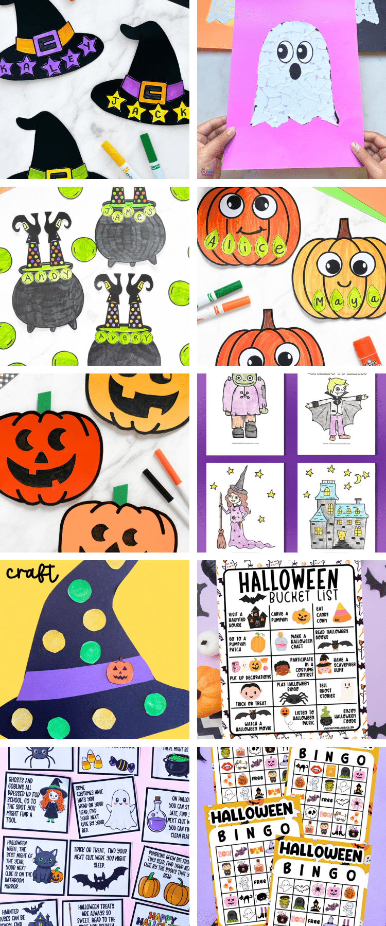 Halloween Suncatchers for Kids - This Tiny Blue House