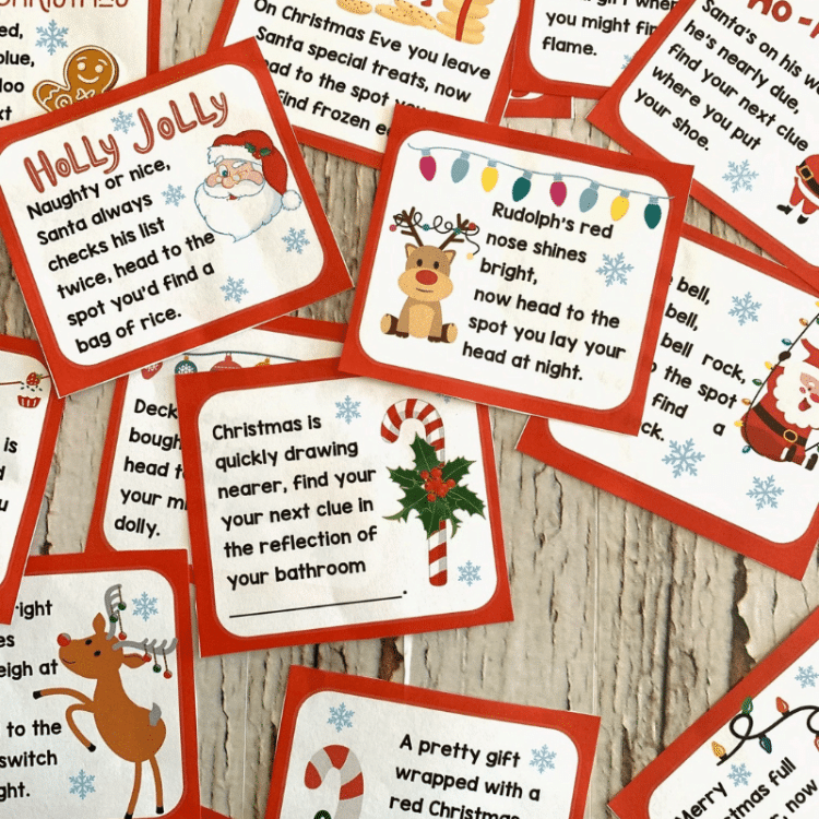 Santa Name Craft for Kids (Free Printable Template) - This Tiny Blue House