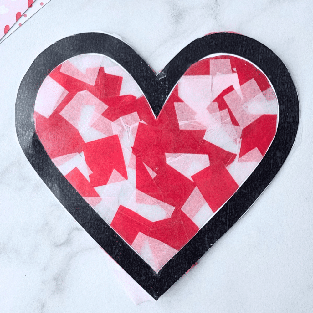 Heart Name Craft (Free Printable Template) - This Tiny Blue House