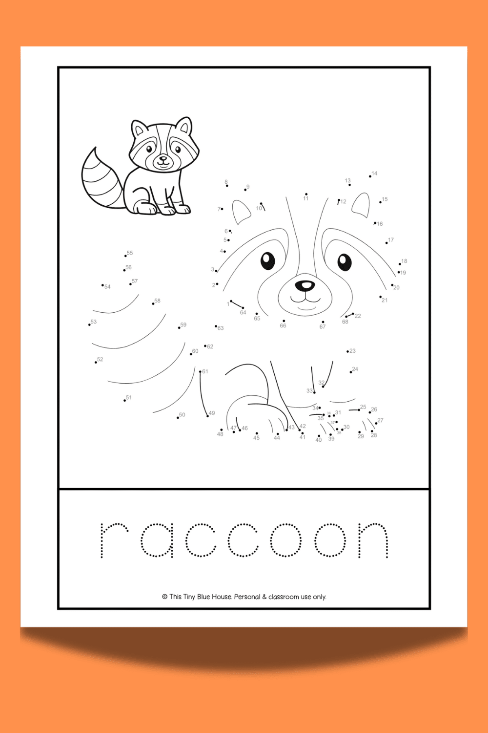 Dot to Dot Animal Worksheets (Free Printable) - This Tiny Blue House