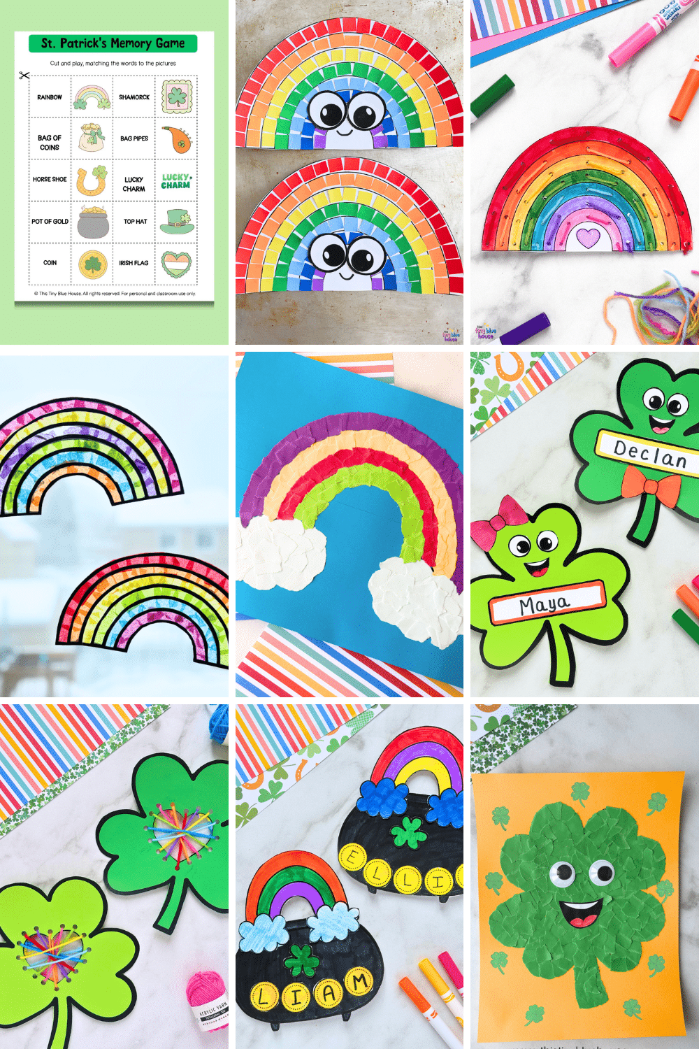 St Patrick's Day Worksheets (Free Printable Activity Pack) - This Tiny ...