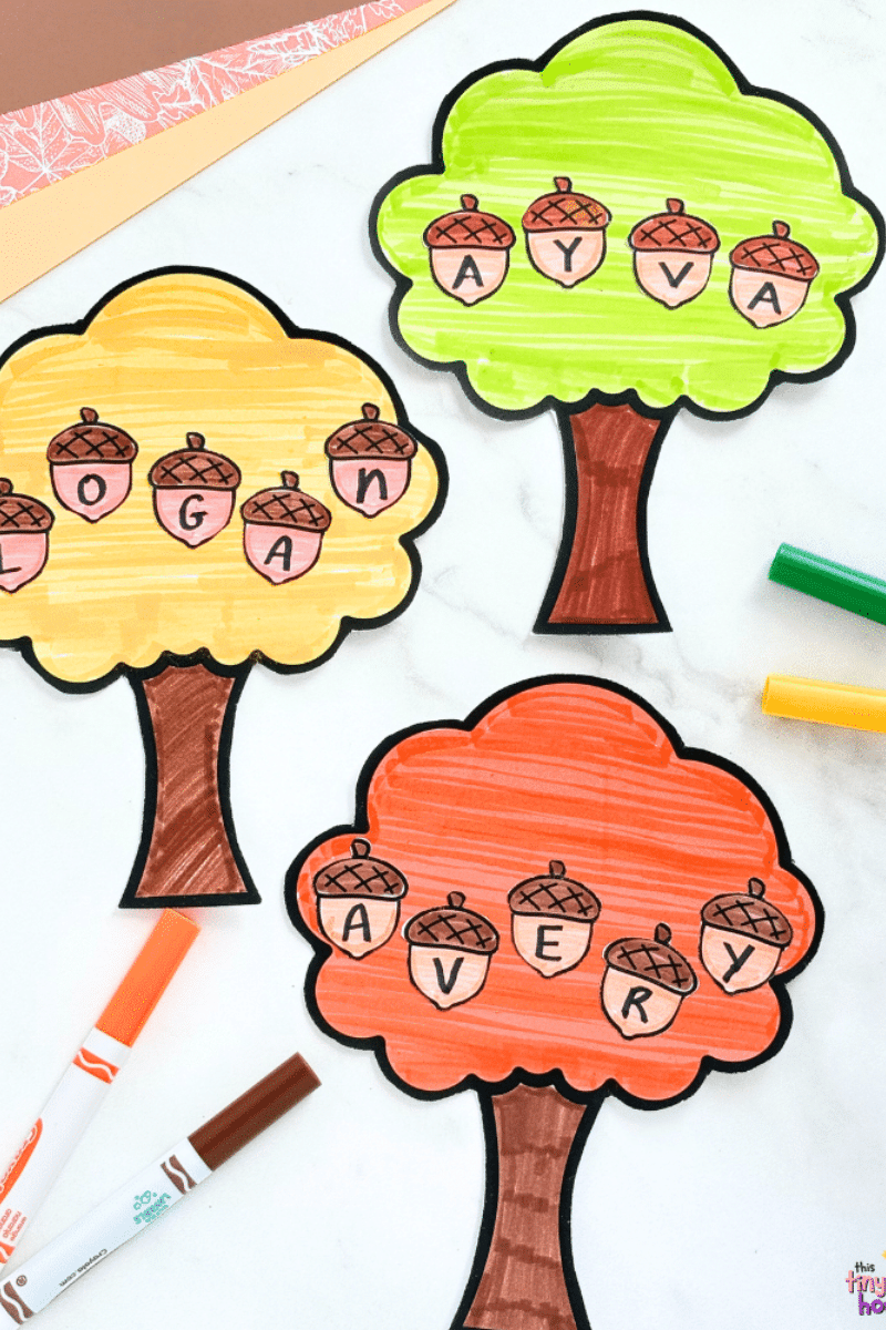75+ Seasonal And Holiday Name Crafts for Kids (Free Printables) - This ...