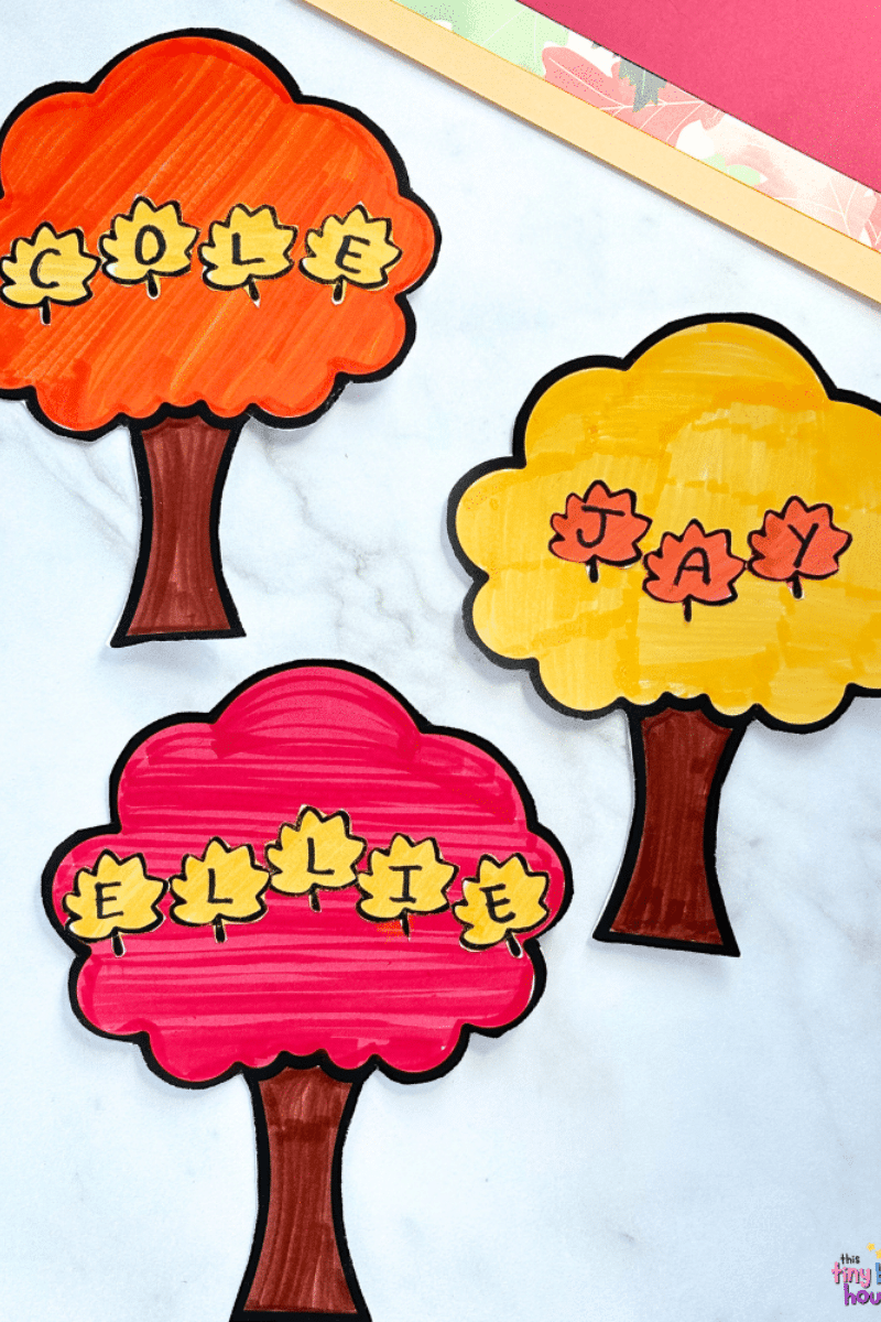 75+ Seasonal And Holiday Name Crafts for Kids (Free Printables) - This ...