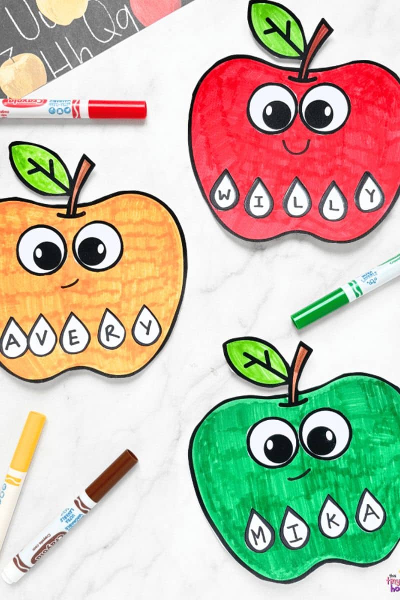 75+ Seasonal And Holiday Name Crafts for Kids (Free Printables) - This ...