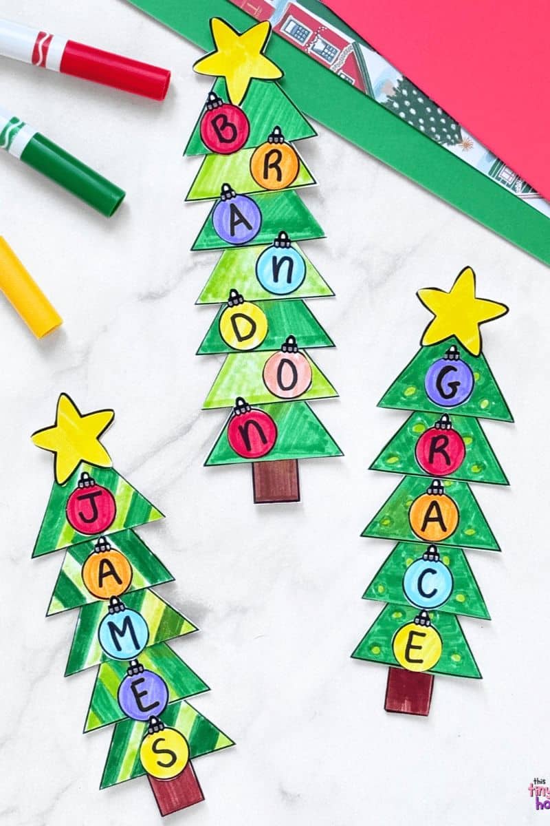 75+ Seasonal And Holiday Name Crafts for Kids (Free Printables) - This ...
